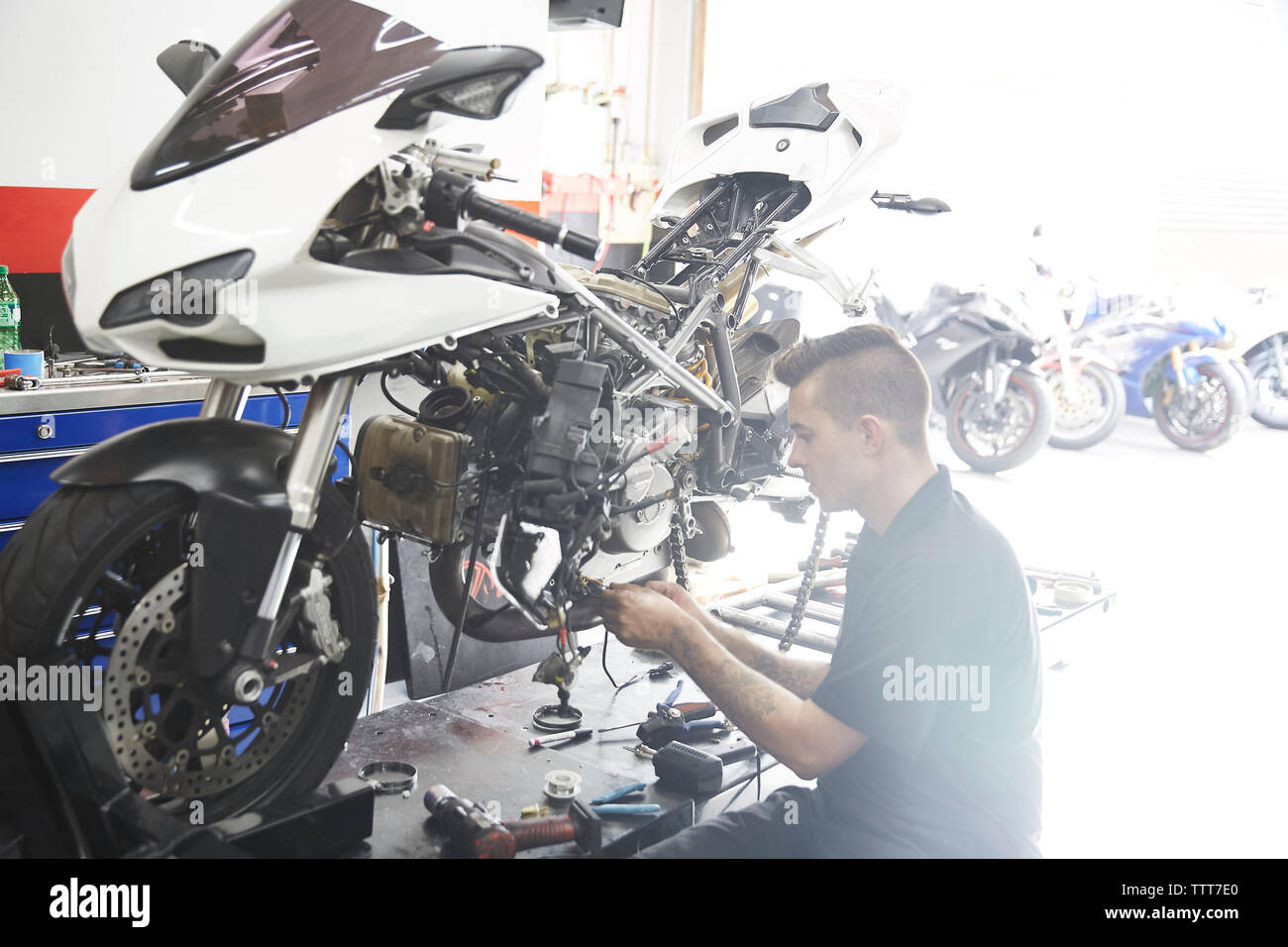 Motorcycle factory hi-res stock photography and images - Alamy