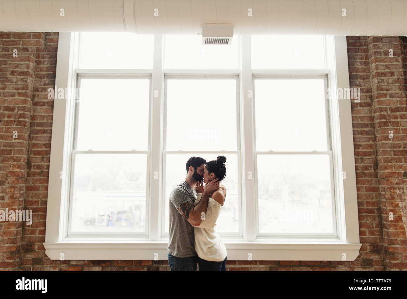 Couple romantic home passion hi-res stock photography and images - Alamy