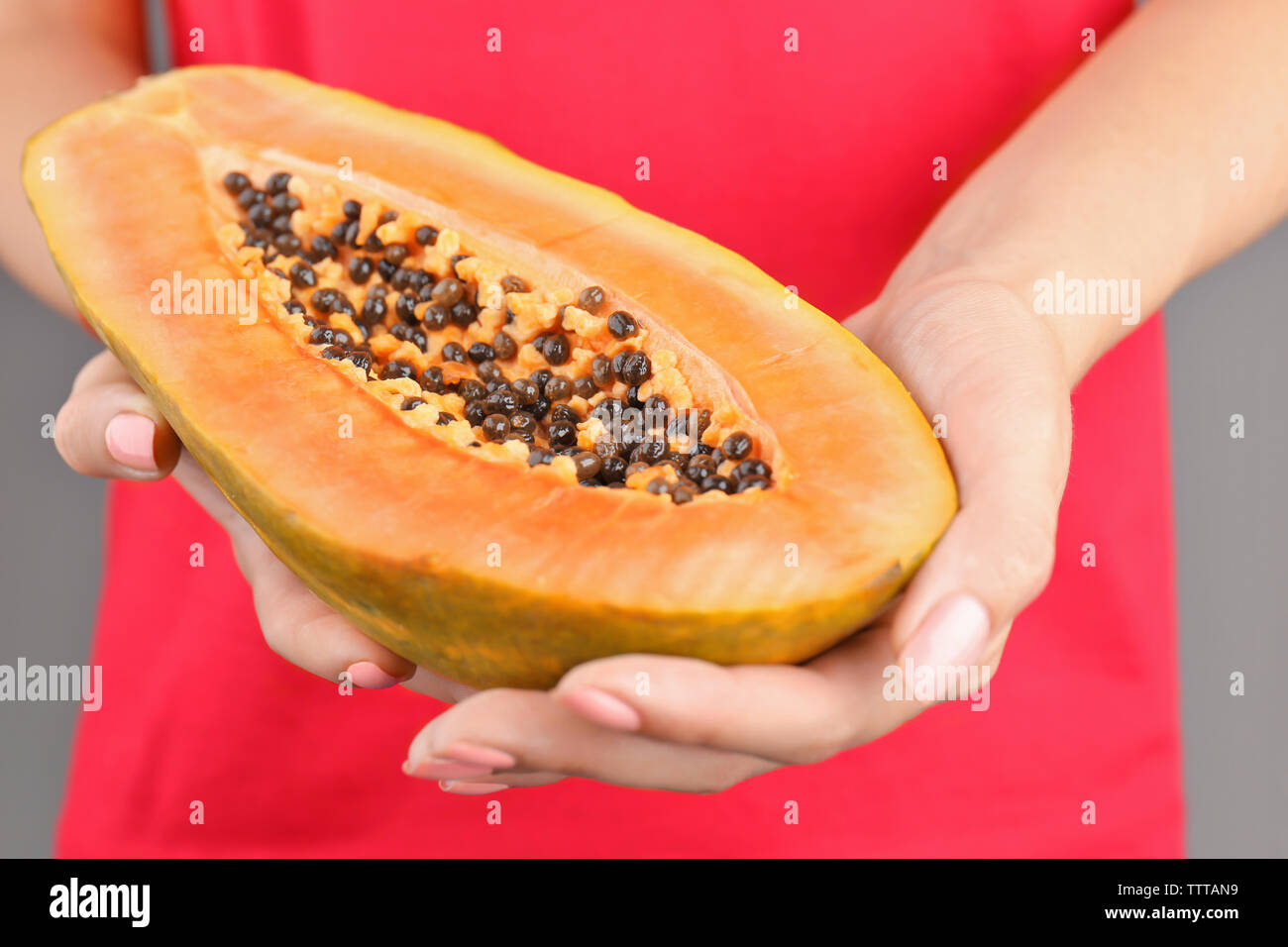 Exotic female papaya hi-res stock photography and images - Alamy
