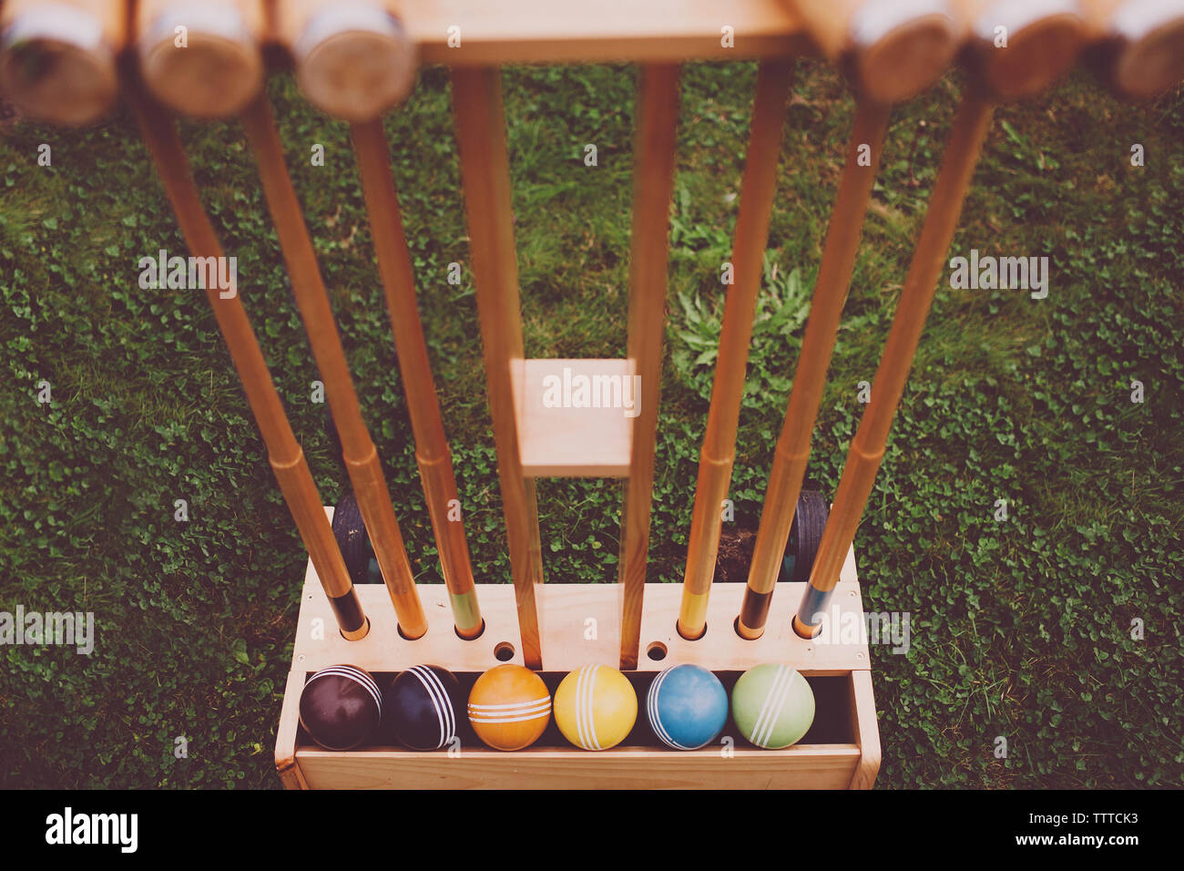 Croquet balls holder hi-res stock photography and images - Alamy