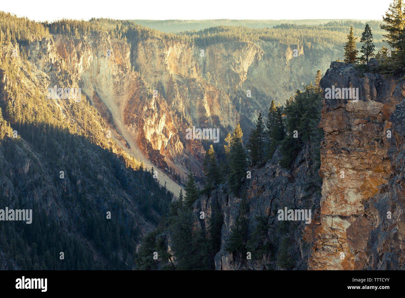 Yellowstone geology scene hi-res stock photography and images - Alamy