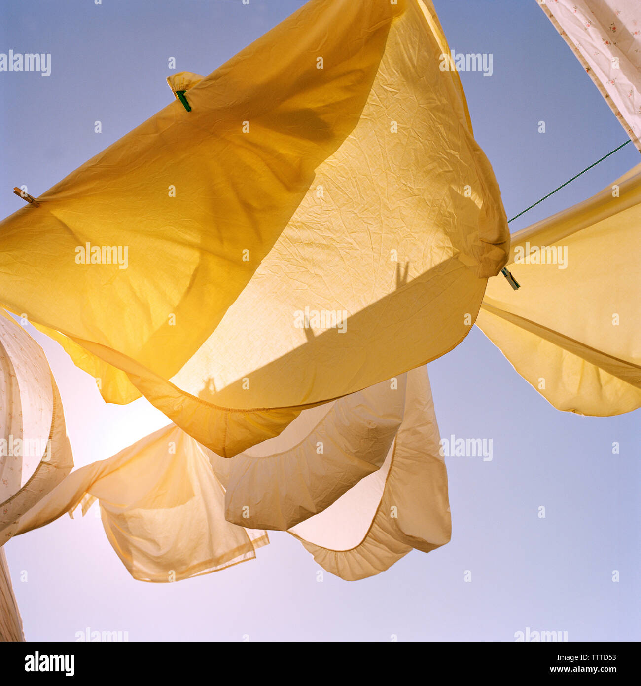 Flying clothes nobody hi-res stock photography and images - Alamy