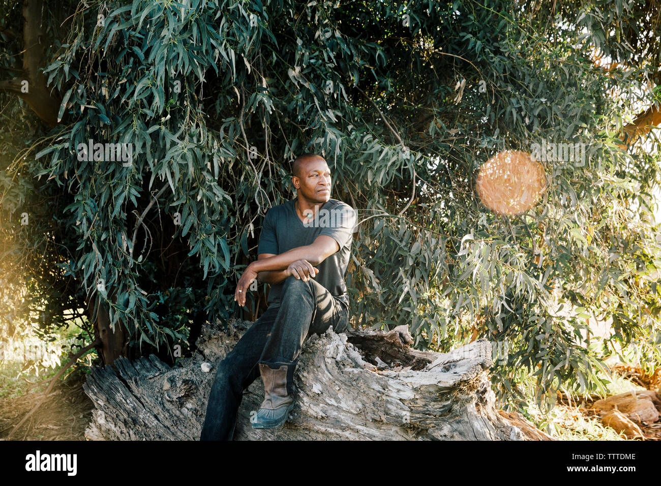 Sitting farmer hi-res stock photography and images - Alamy