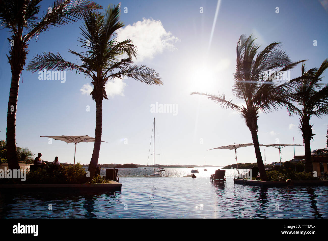 Bermuda harbour swimming pool hi-res stock photography and images - Alamy