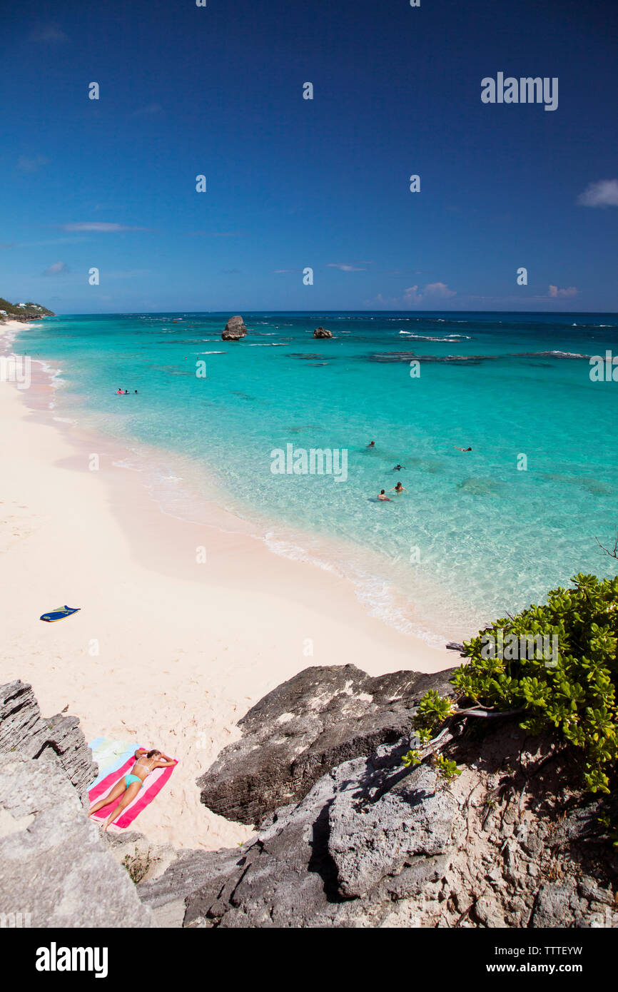Warwick long bay beach hi-res stock photography and images - Alamy