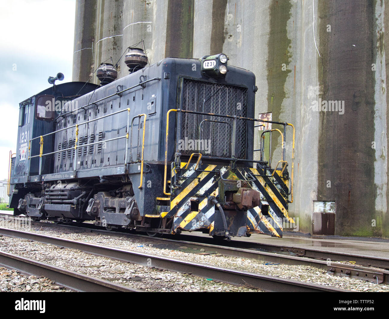 switcher rail way locomotive Stock Photo - Alamy