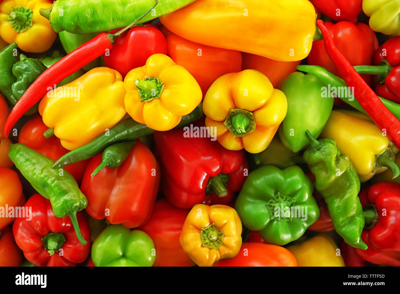 Fresh peppers background Stock Photo - Alamy