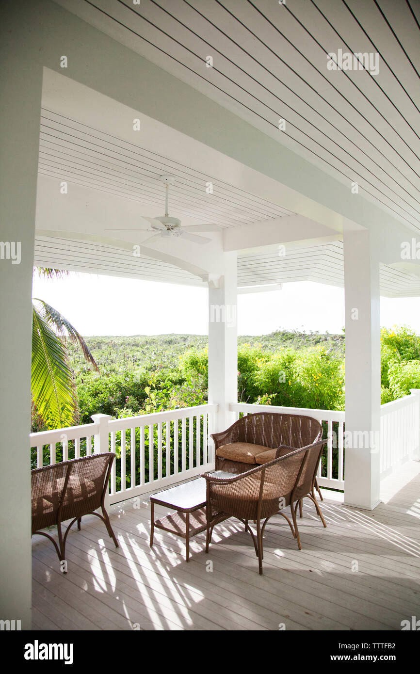EXUMA, Bahamas. A villa at the Fowl Cay Resort Stock Photo - Alamy