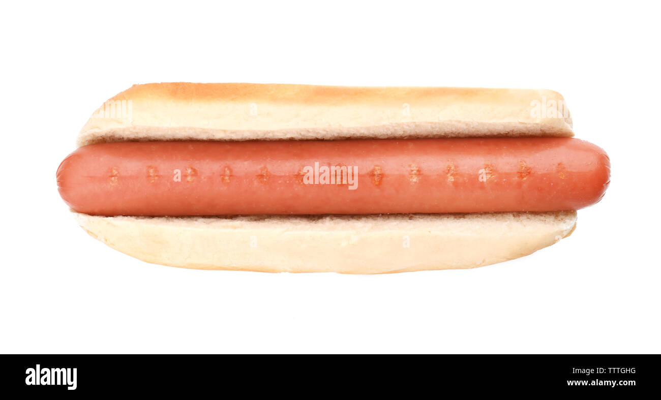 Hot Dog, isolated on white Stock Photo - Alamy