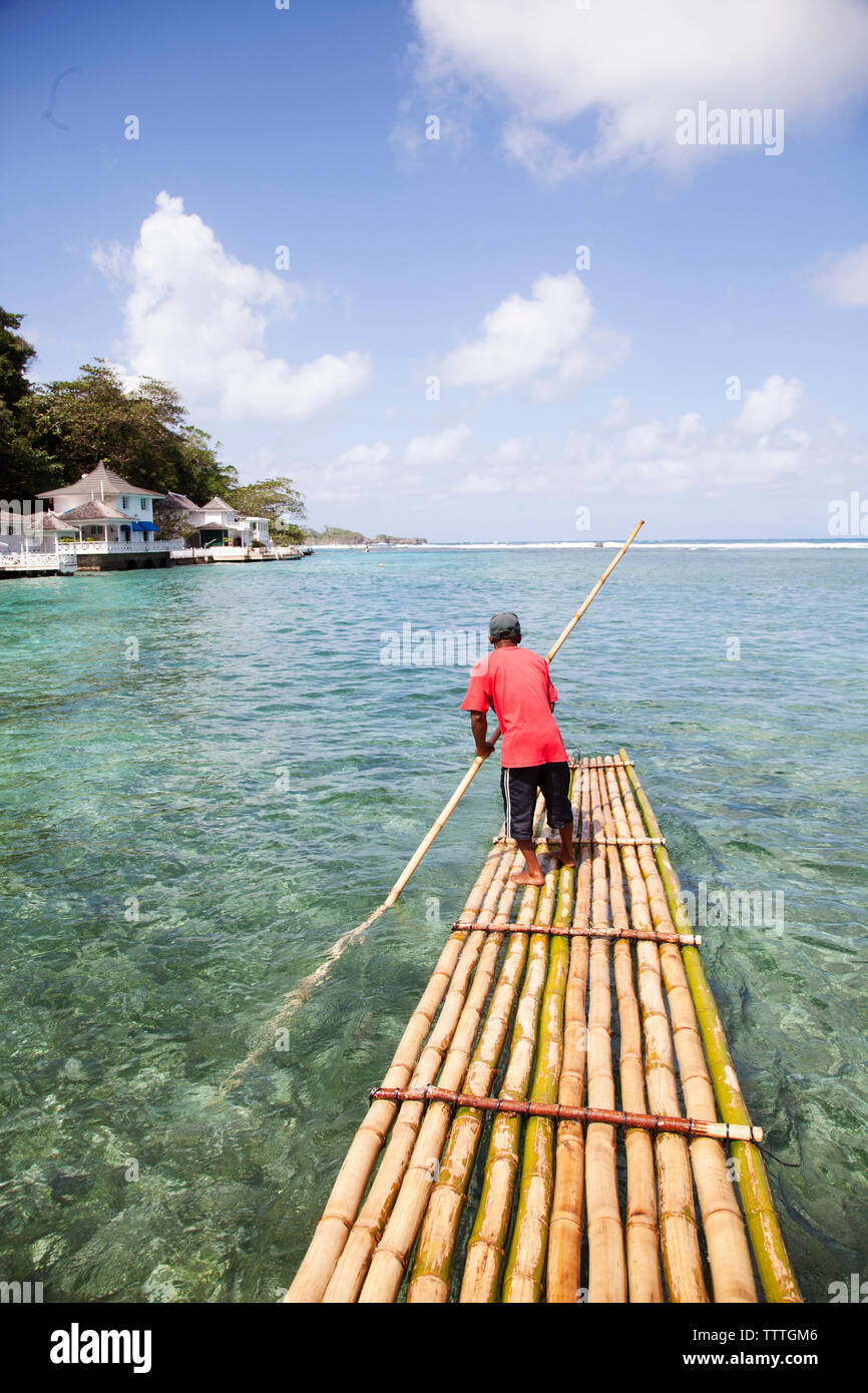 Bamboo Raft Jamaica High Resolution Stock Photography and Images - Alamy