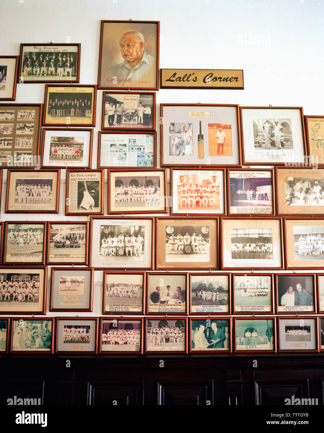 MALAYSIA, Kuala Lumpur, large group of picture frames displayed at ...