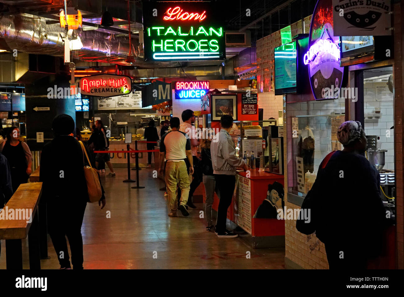 Dekalb market hall food hall hi-res stock photography and images - Alamy