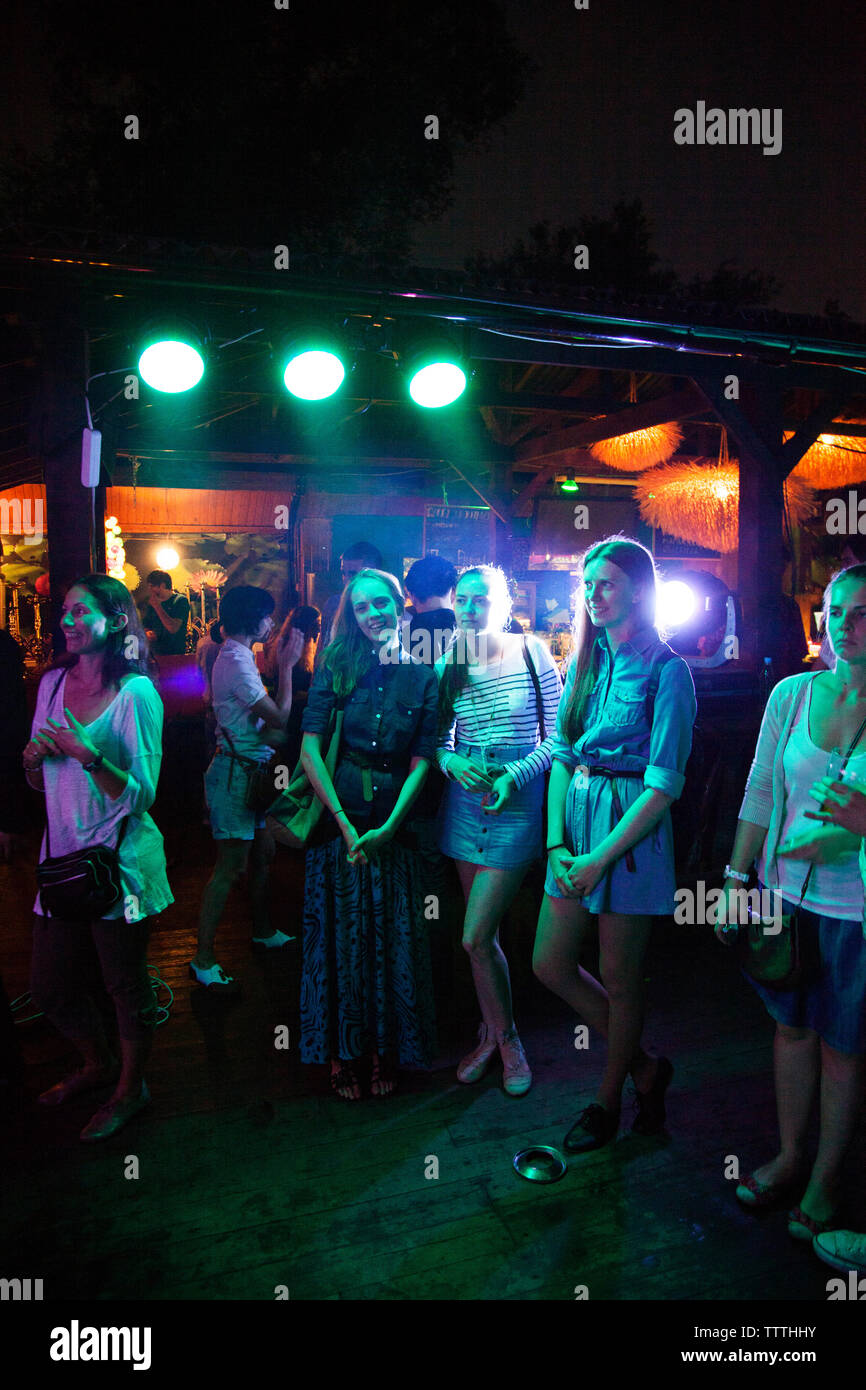 RUSSIA, Moscow. Young Muscovites at a club Stock Photo - Alamy