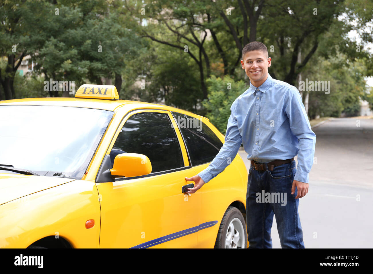 Male taxi driver hi-res stock photography and images - Alamy