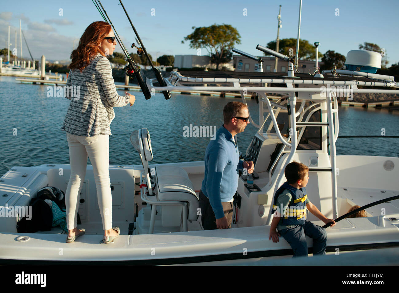 Family Boat Life Jacket High Resolution Stock Photography and Images ...