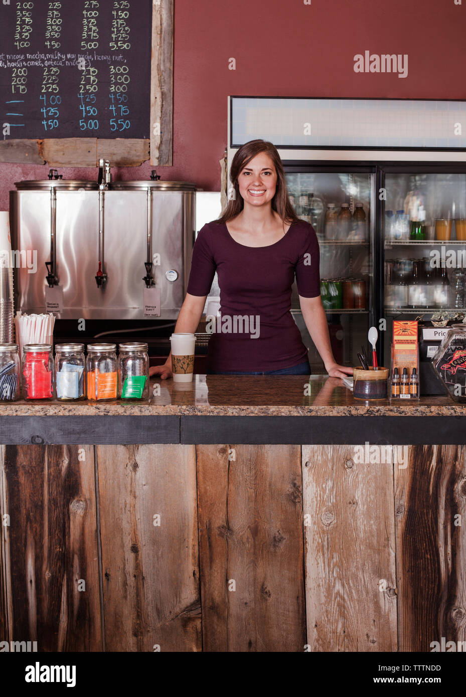 Old woman shop counter hi-res stock photography and images - Alamy