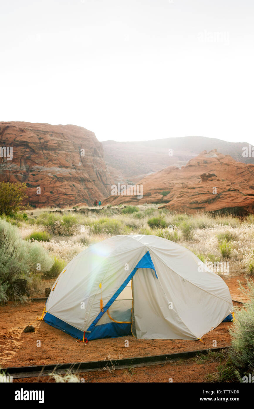 Dome tent field hi-res stock photography and images - Alamy