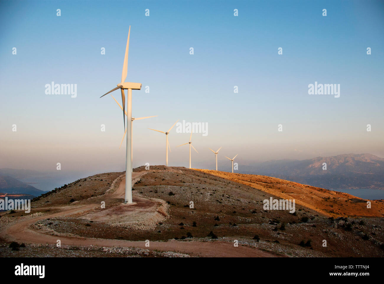 Row windmills hi-res stock photography and images - Alamy