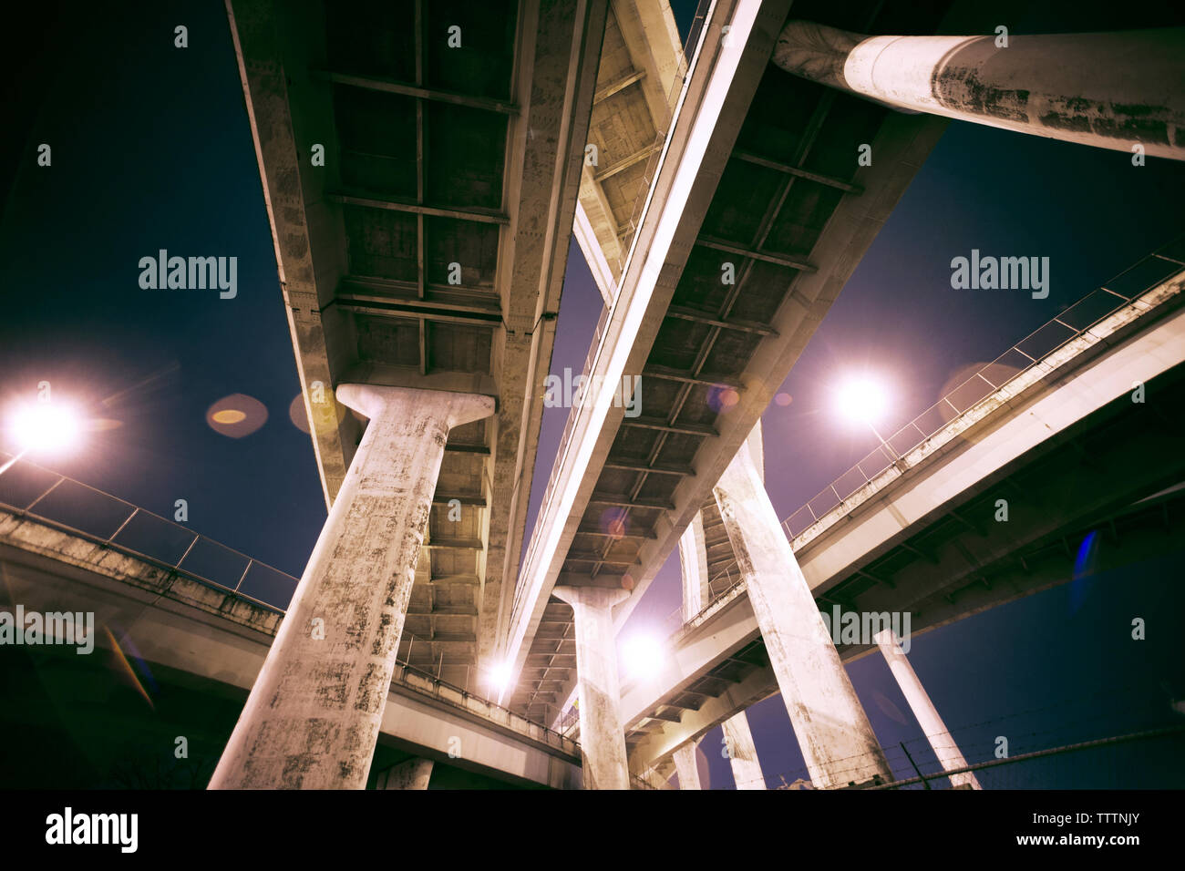 Bridges illuminated with the sky hi-res stock photography and images ...