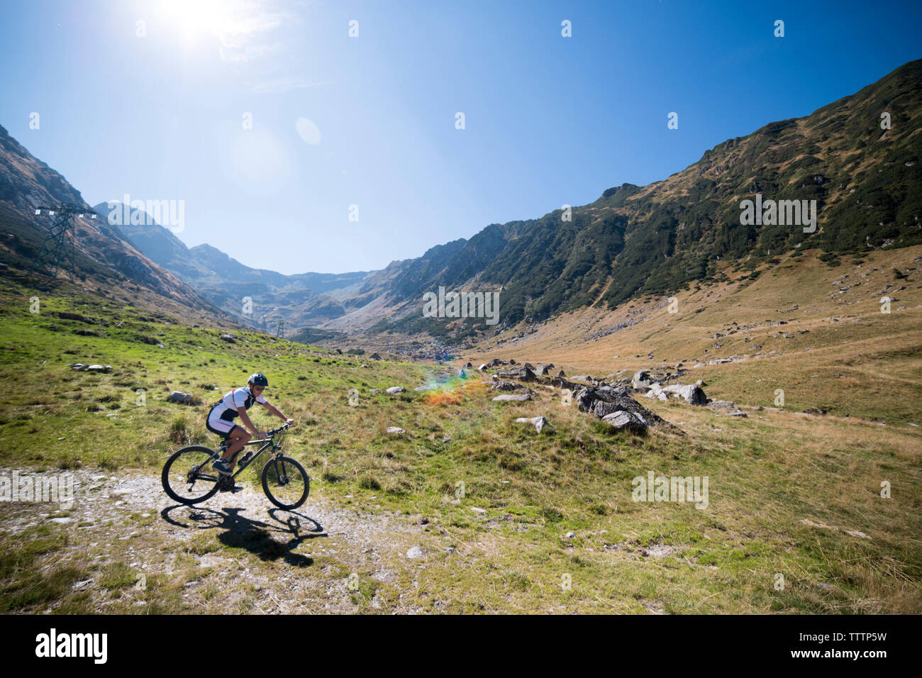 Bicycle on grass hi-res stock photography and images - Alamy