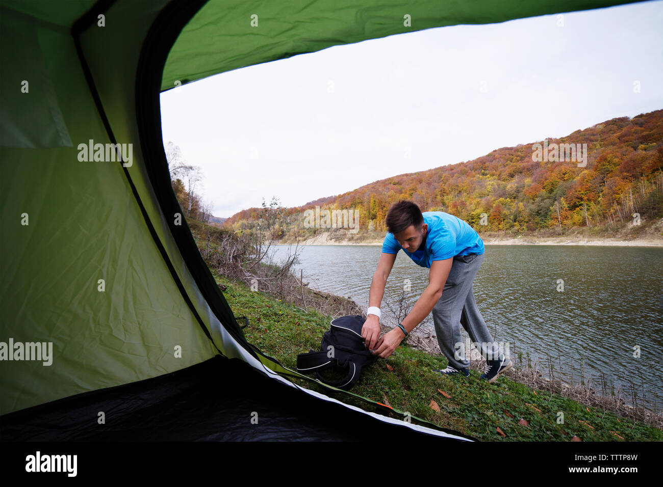 Opening tent hi-res stock photography and images - Alamy
