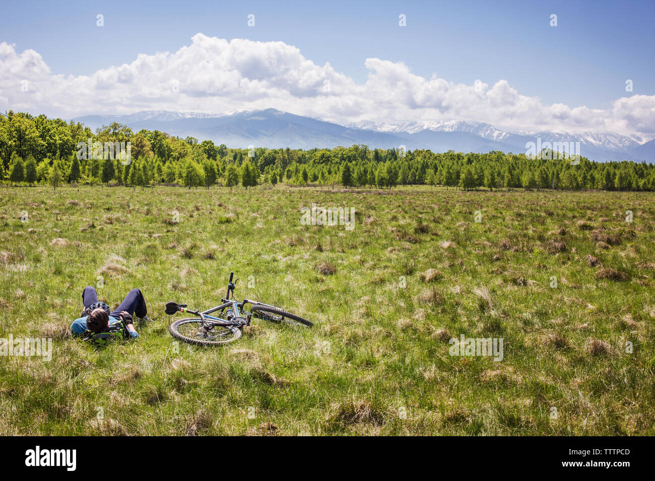 Bicycle Lying Down High Resolution Stock Photography and Images - Alamy