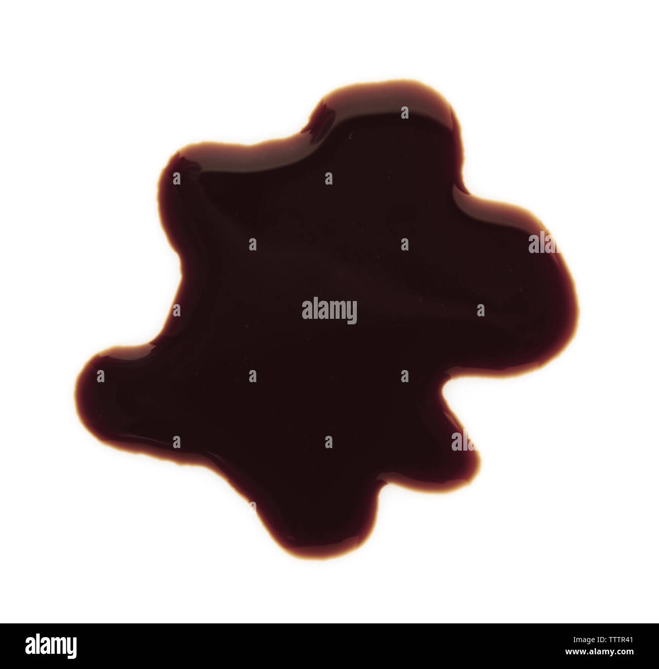 Coffee spot isolated on white Stock Photo - Alamy