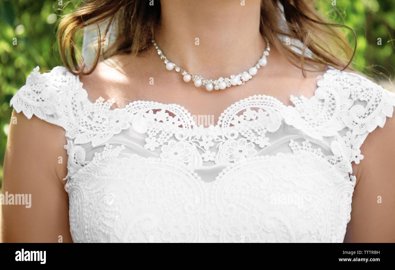 Wedding dress close up hi-res stock photography and images - Alamy