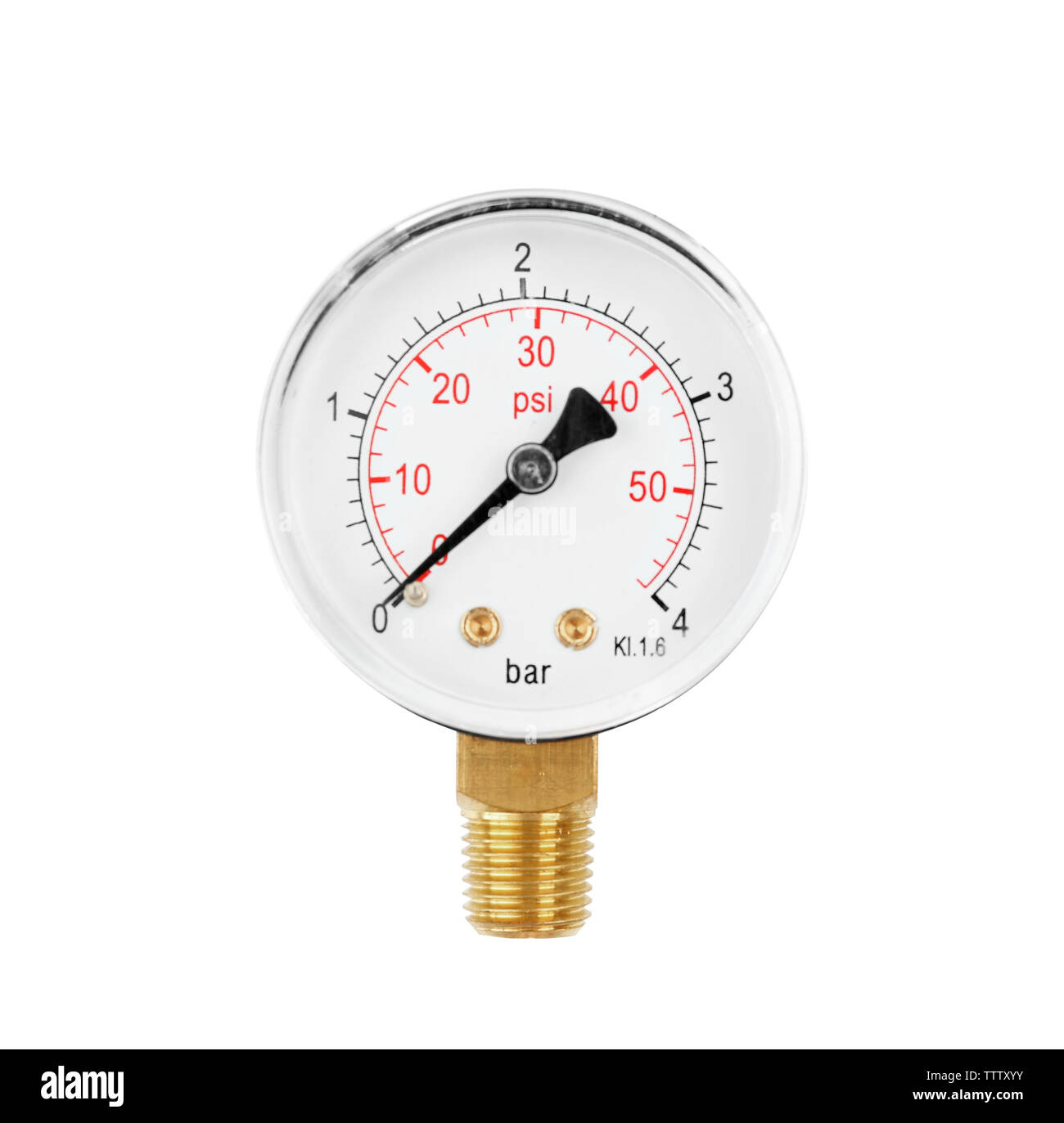 Manometer for measuring pressure, isolated on white Stock Photo - Alamy