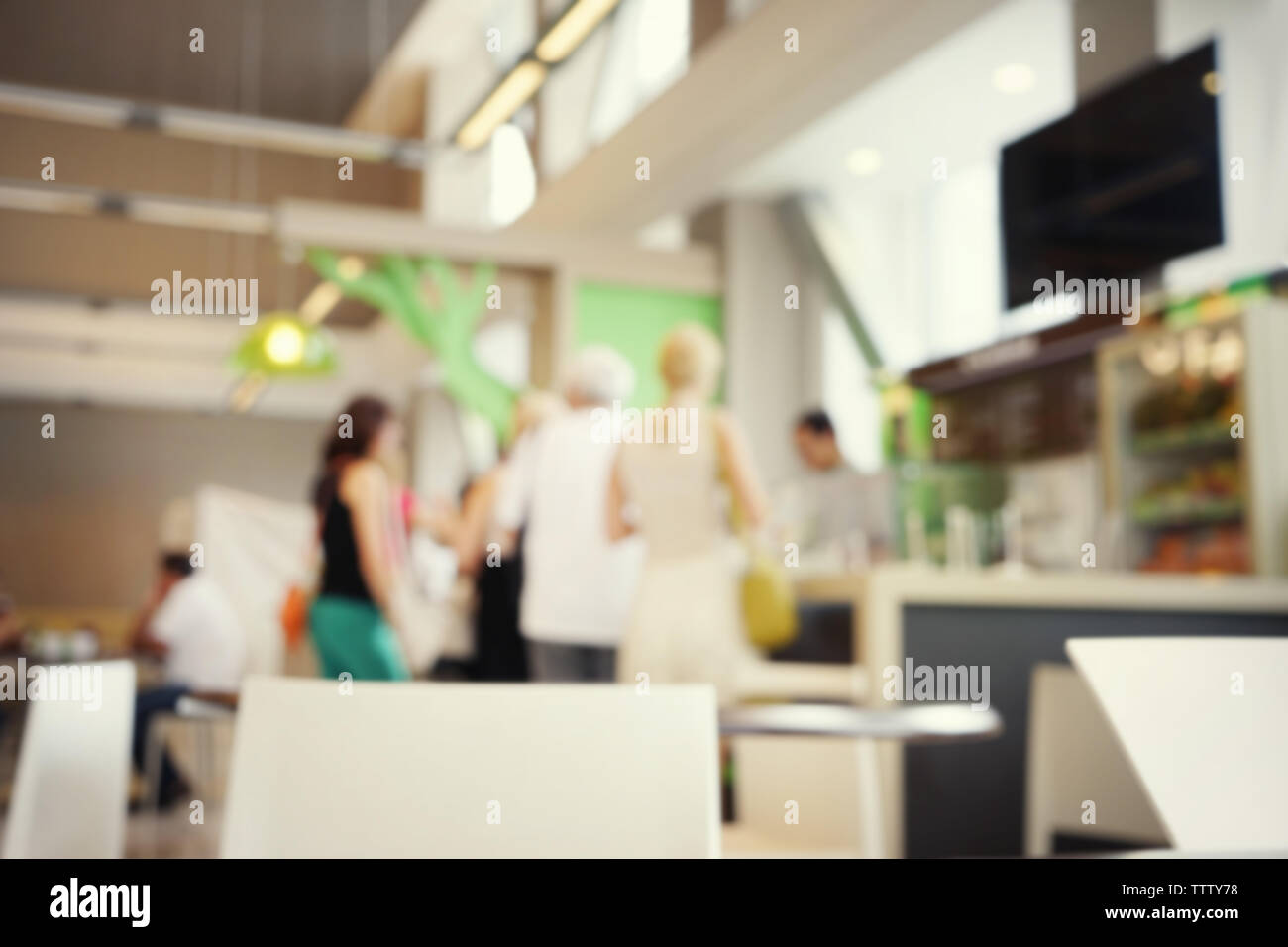 Blurred cafe background Stock Photo - Alamy