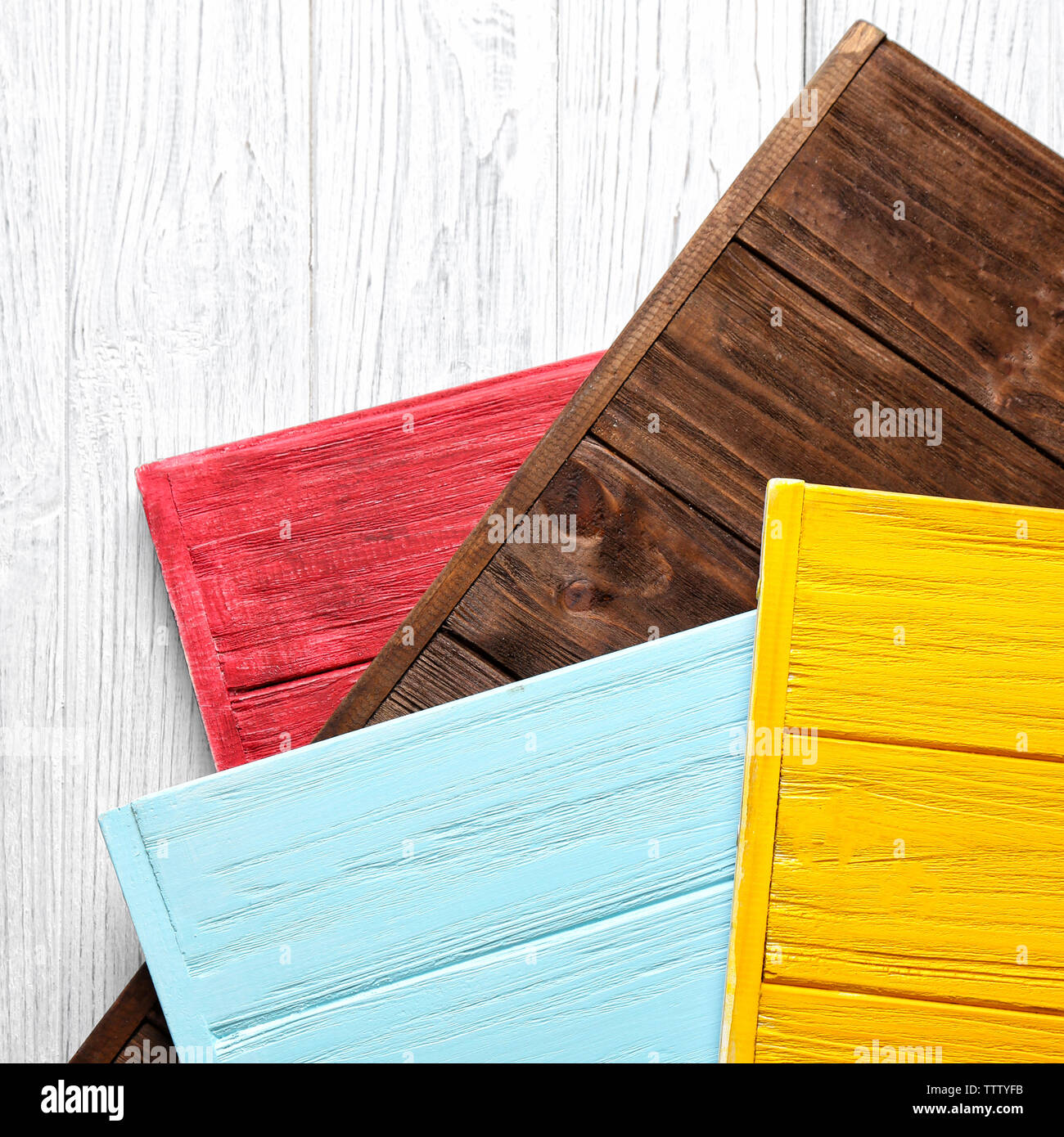 Different wooden textured backgrounds Stock Photo - Alamy
