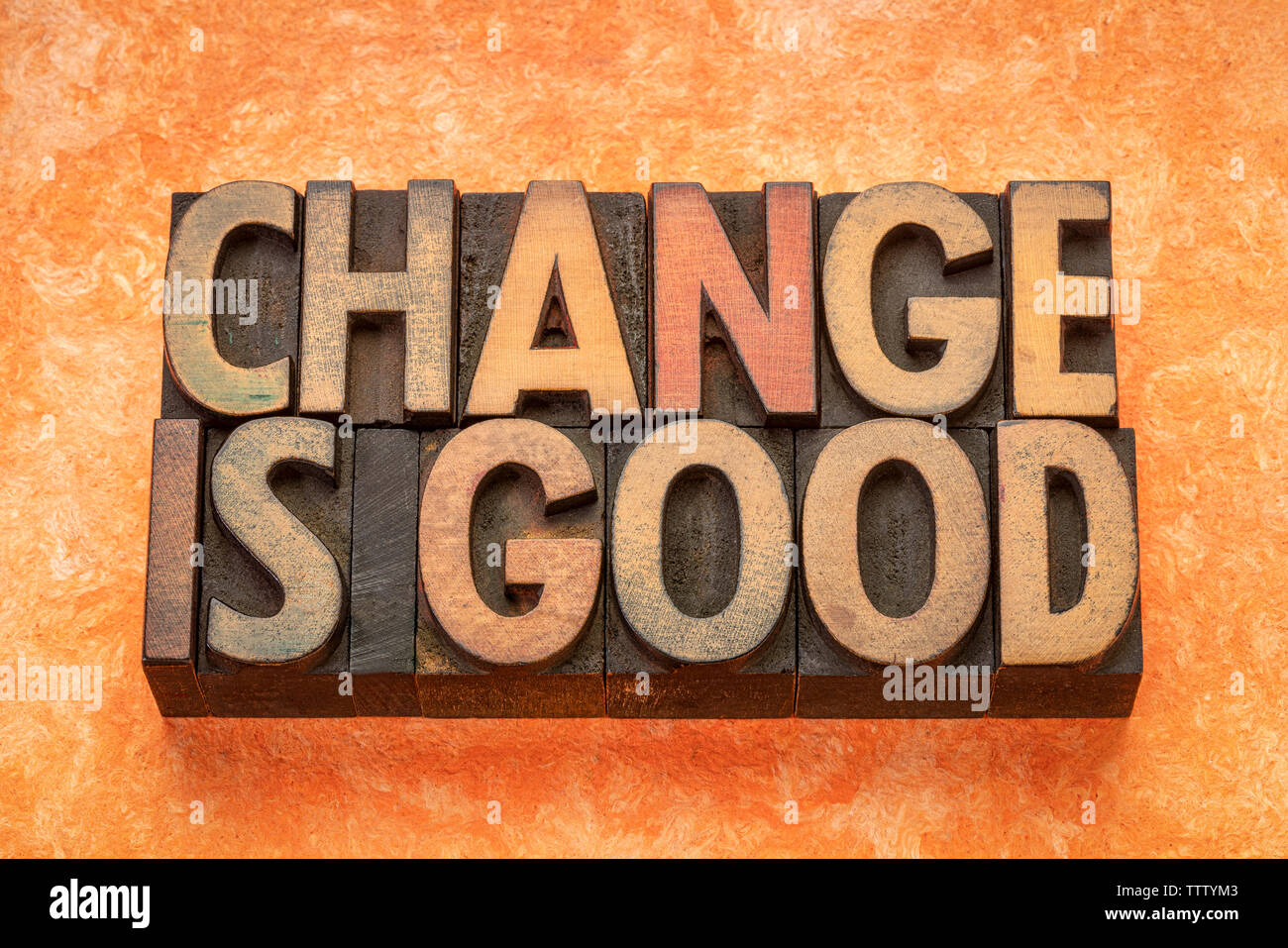 Change is good hi-res stock photography and images - Alamy