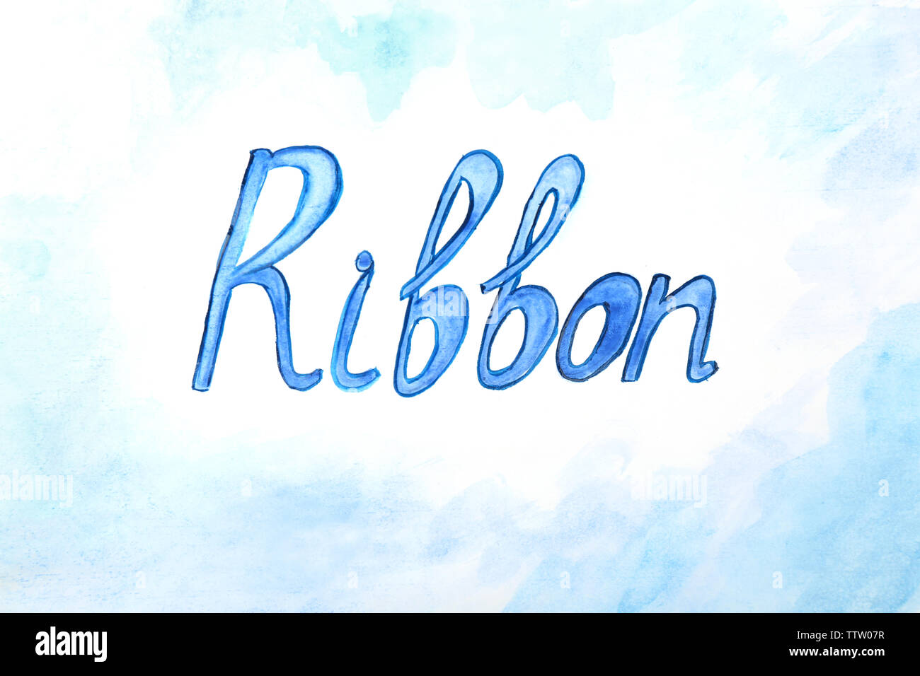 Hand drawn ribbon banner hi-res stock photography and images - Alamy