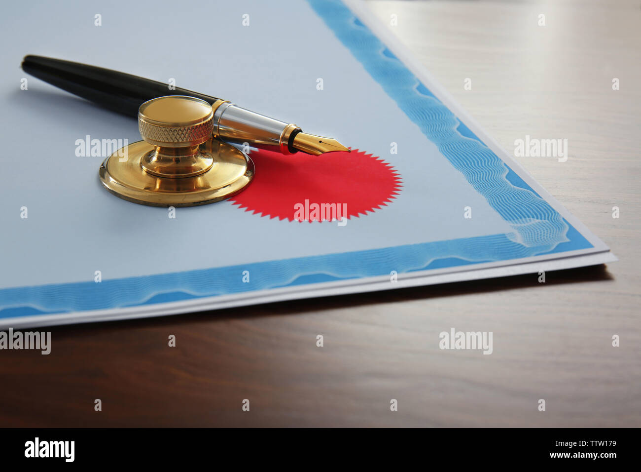 Pen stamp hi-res stock photography and images - Alamy