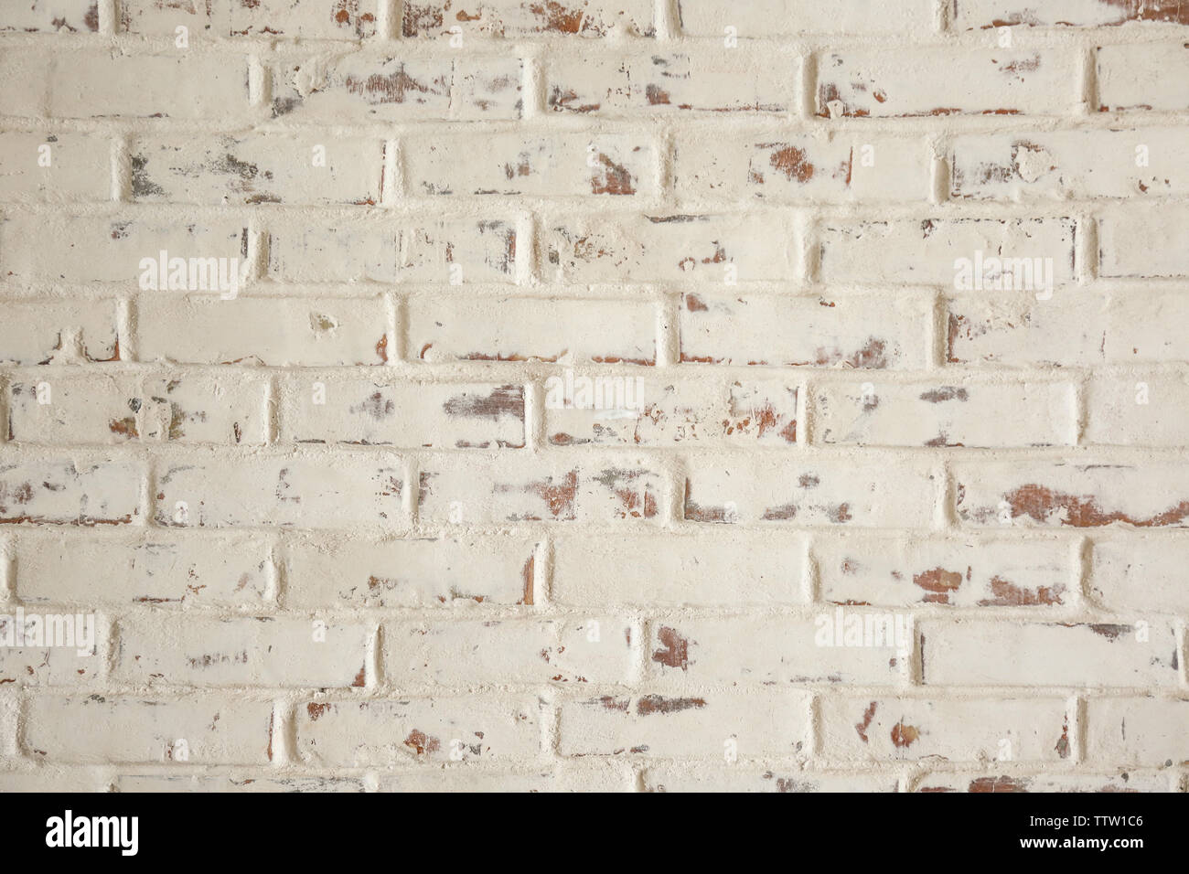 Old white brick wall background Stock Photo - Alamy