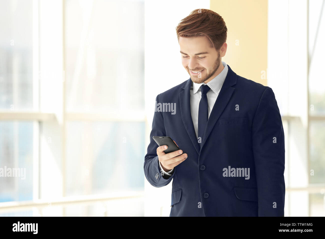Young attractive lawyer businessman using hi-res stock photography and ...