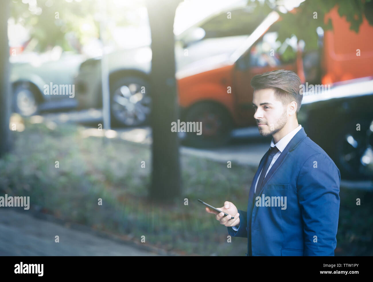 Young attractive lawyer businessman using hi-res stock photography and ...