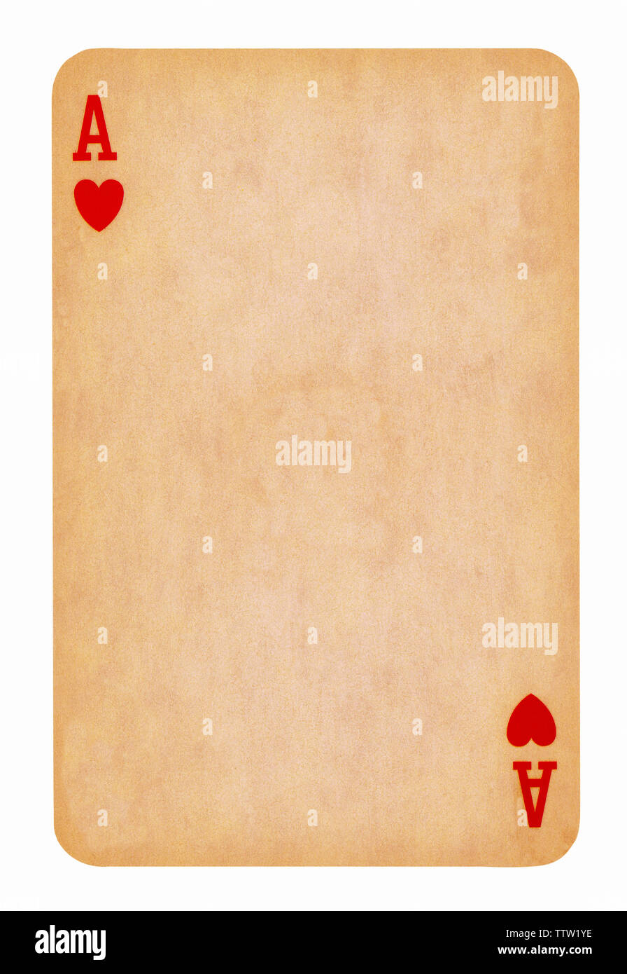 Playing card ace hi-res stock photography and images - Alamy