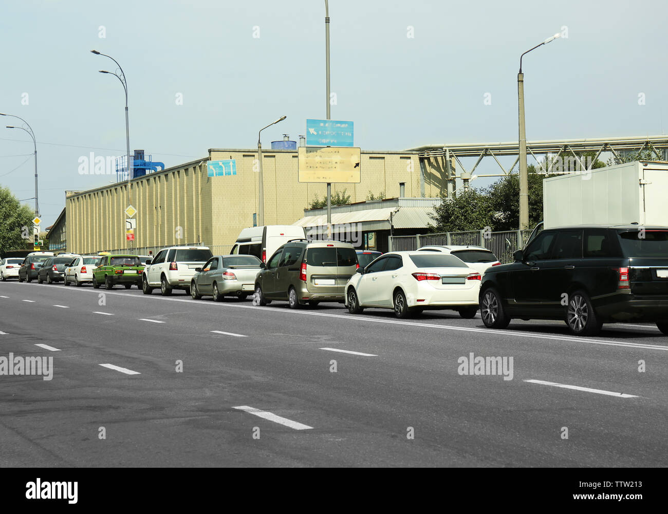 Hard traffic jam in hi-res stock photography and images - Alamy