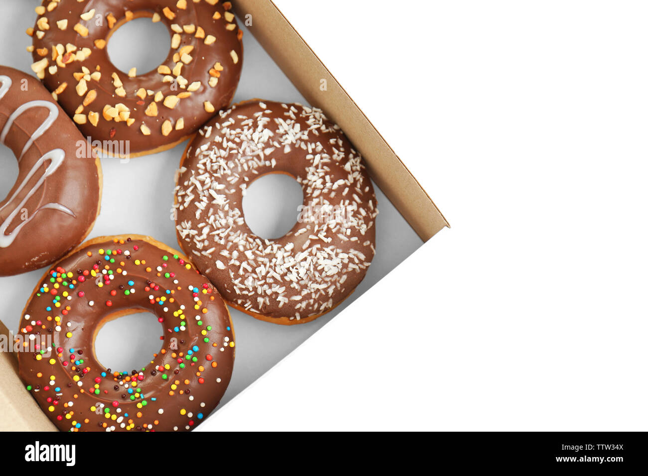 Iced donuts box hi-res stock photography and images - Alamy