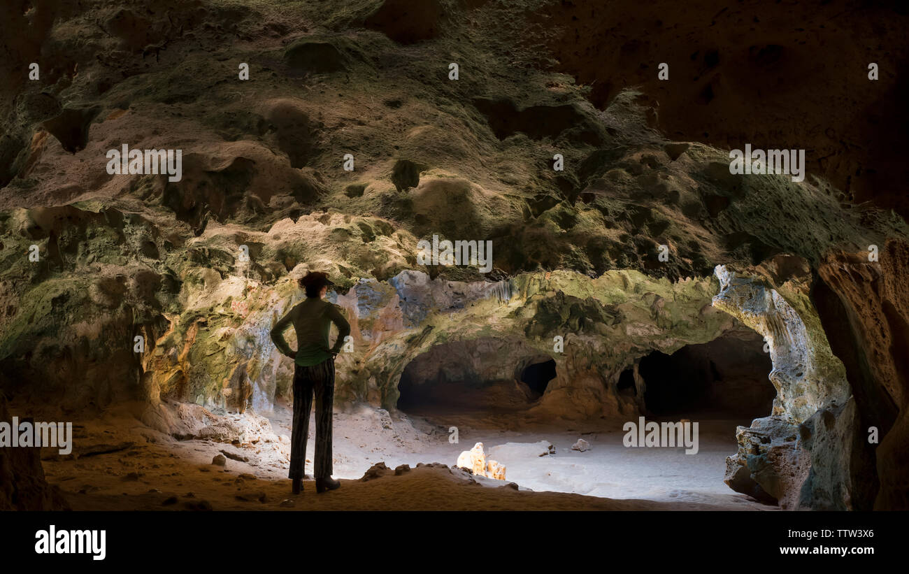 Quadirikiri Cave, Arikok National Park, Aruba Stock Photo - Alamy