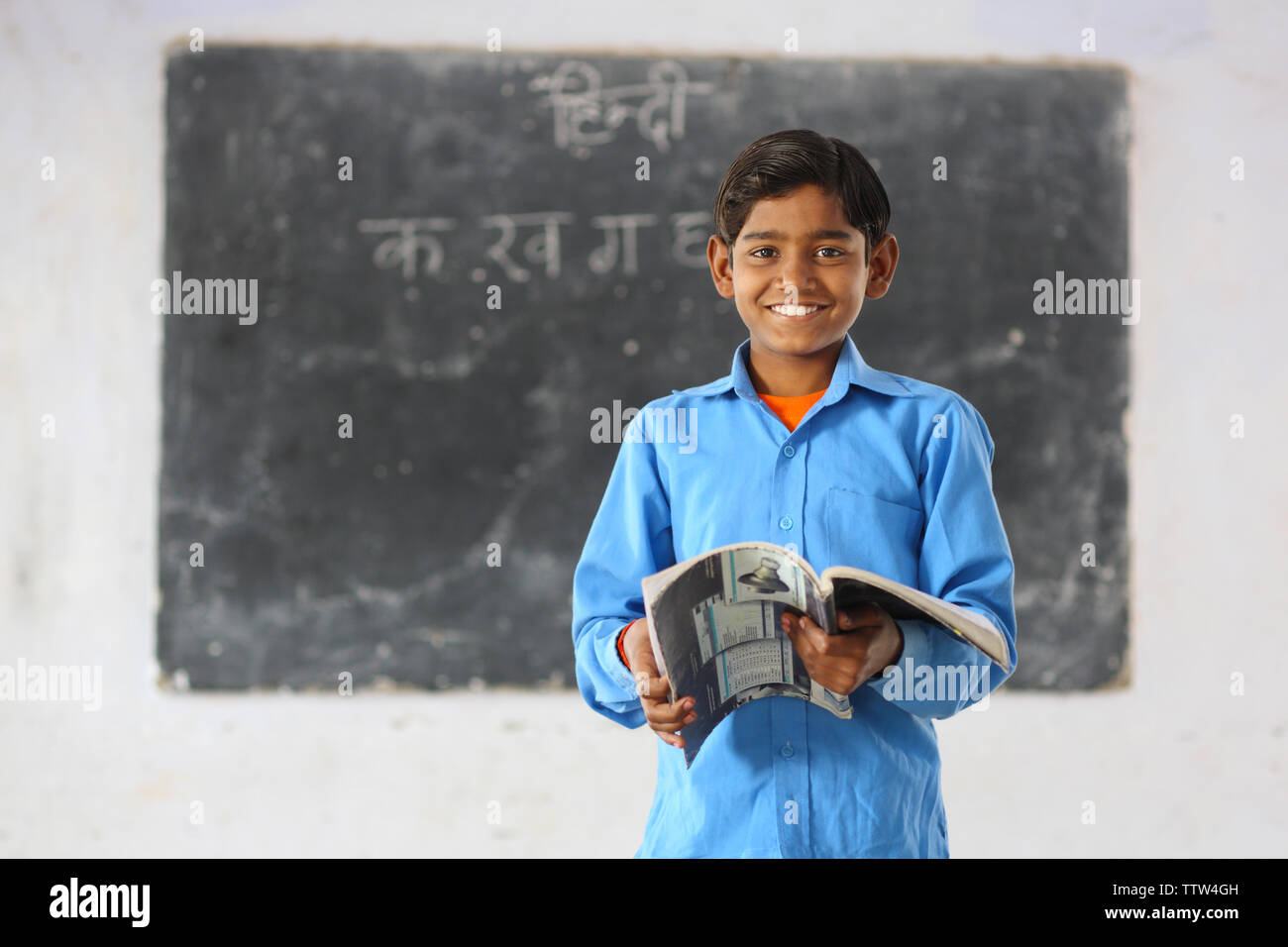 Indian school boy in classroom,rural hi-res stock photography and ...