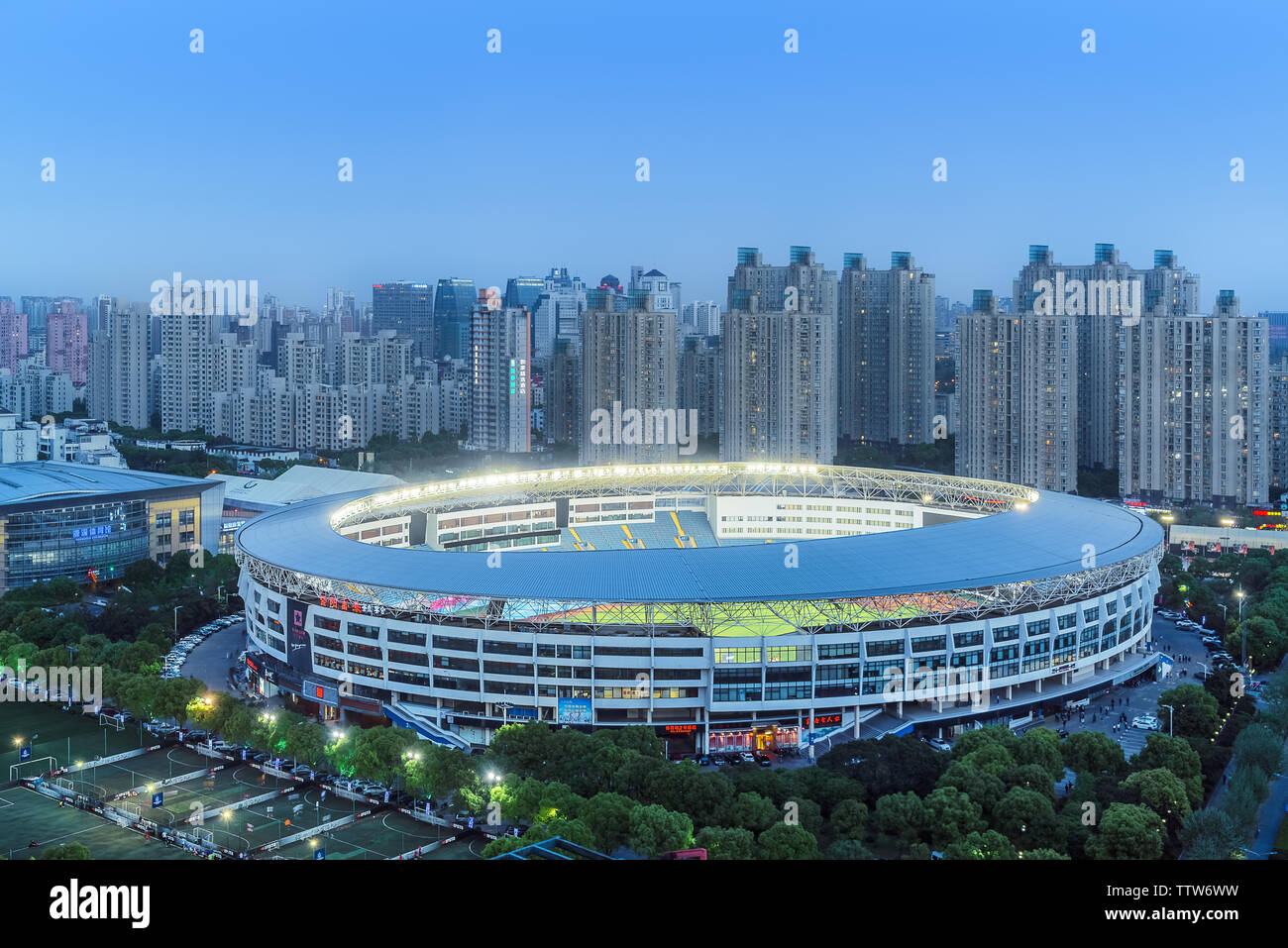 Yuanshen sports center hi-res stock photography and images - Alamy