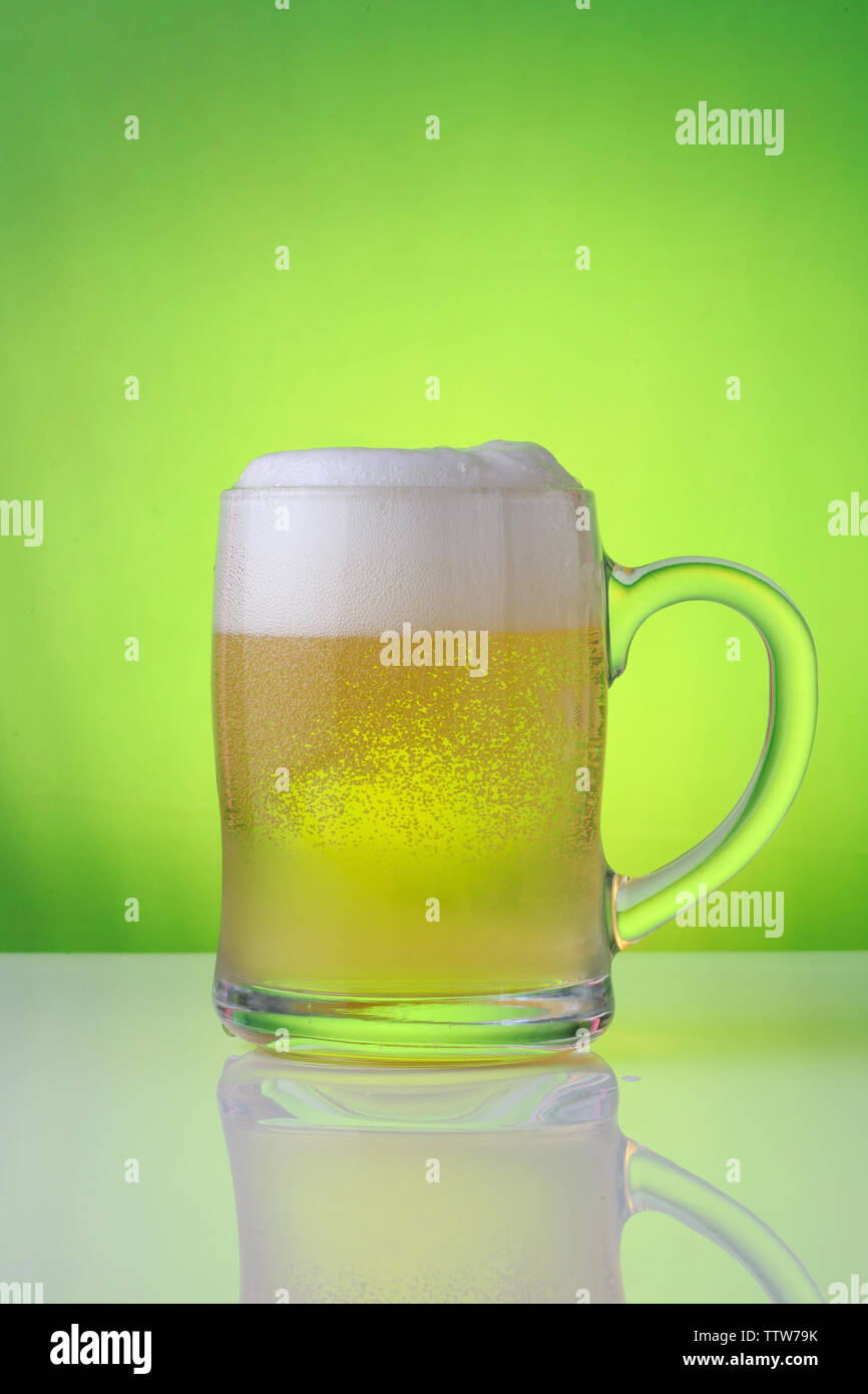 A refreshing beer Stock Photo - Alamy
