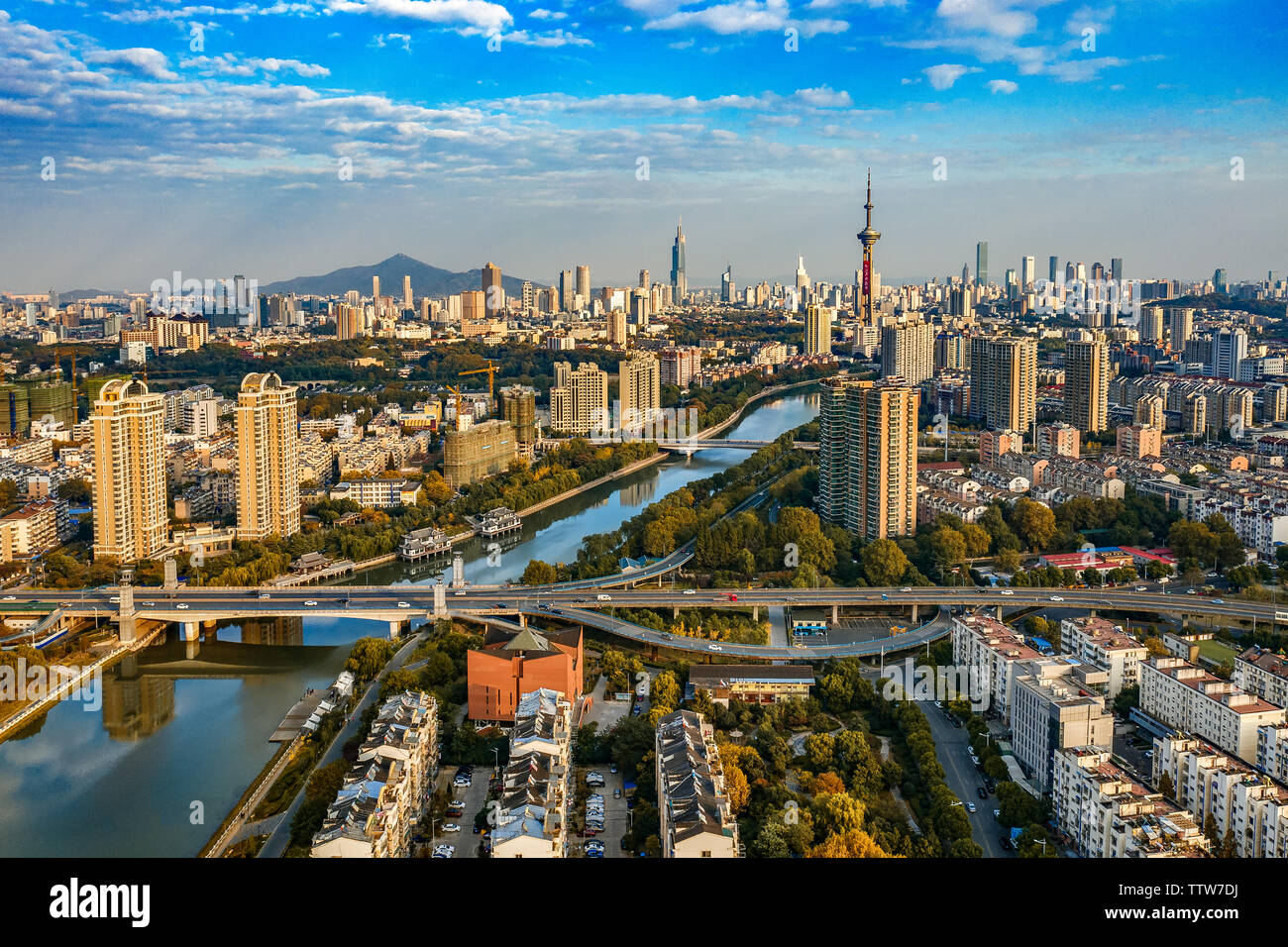 Nanjing gulou district urban architecture hi-res stock photography and ...