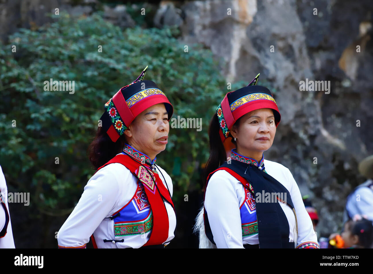Traditional ethnic minorities costumes and clothes hi-res stock ...