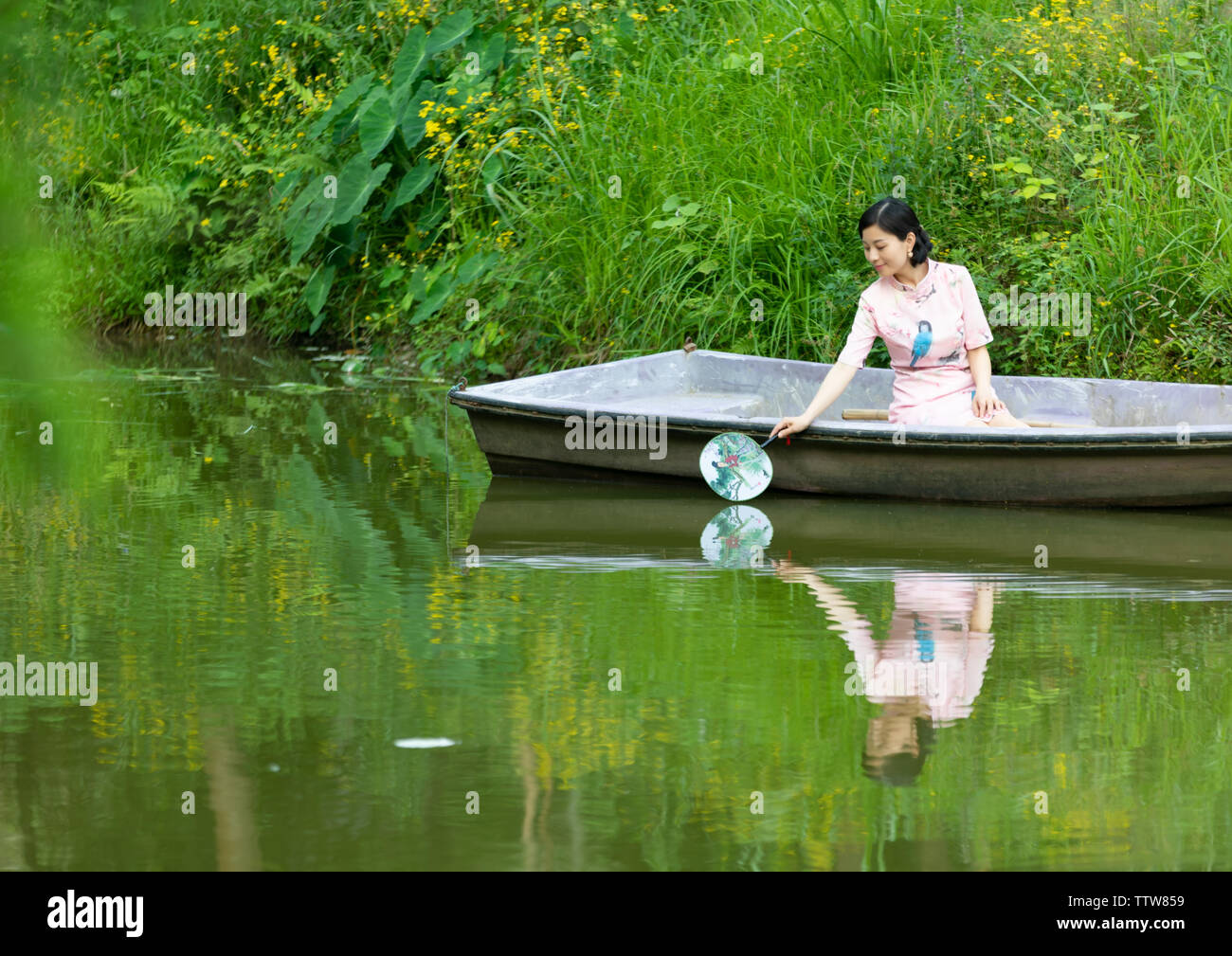 Summer pastime ponds hi-res stock photography and images - Alamy