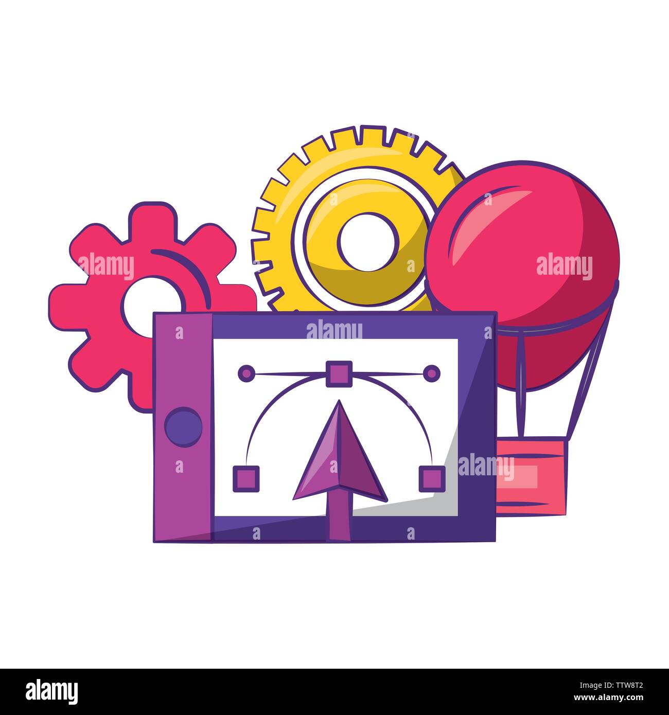 Vectors and graphic design digital tools Stock Vector Image & Art - Alamy