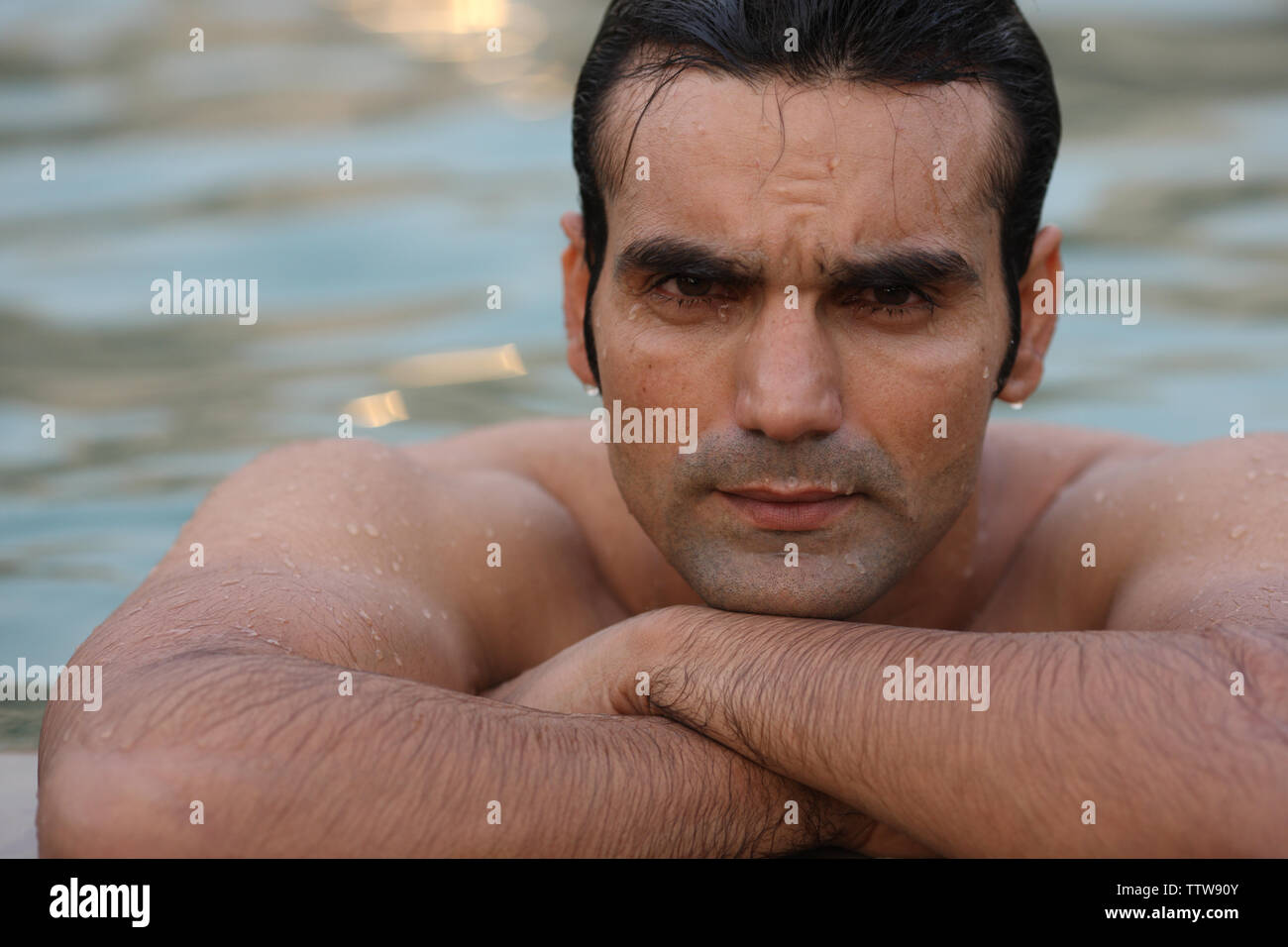 Indian Man Swimming High Resolution Stock Photography and Images - Alamy