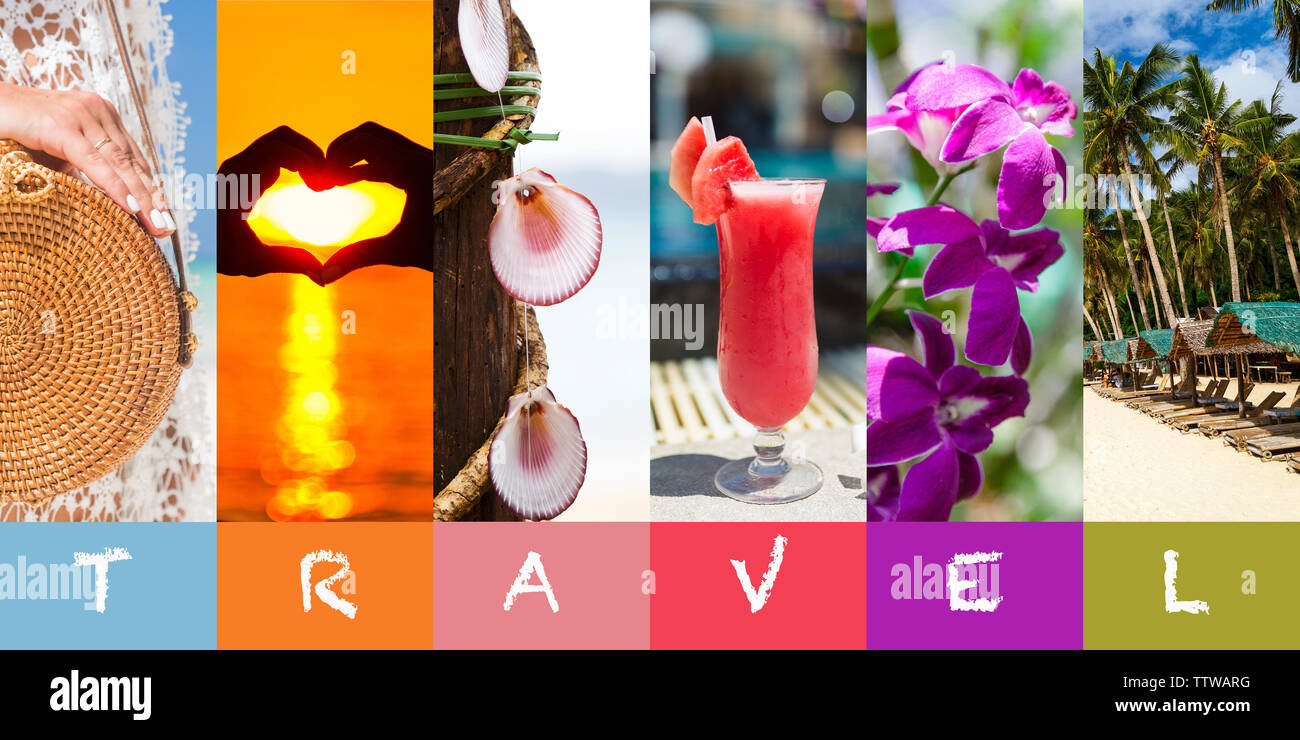 Summer Collage Backgrounds